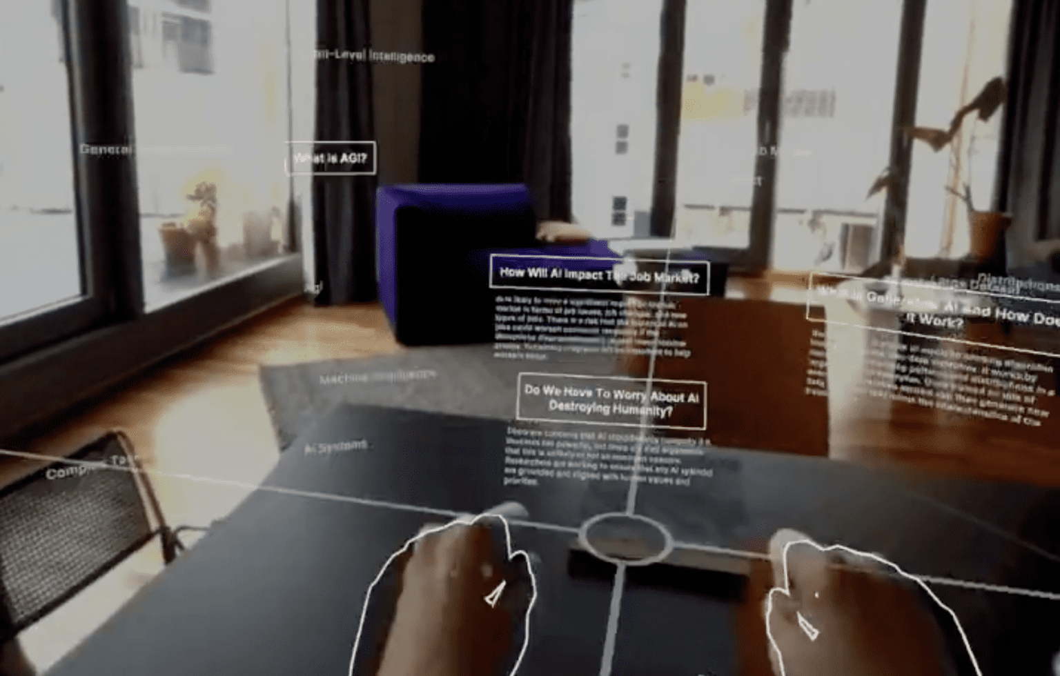 AR mind map - Visions of Tomorrow
